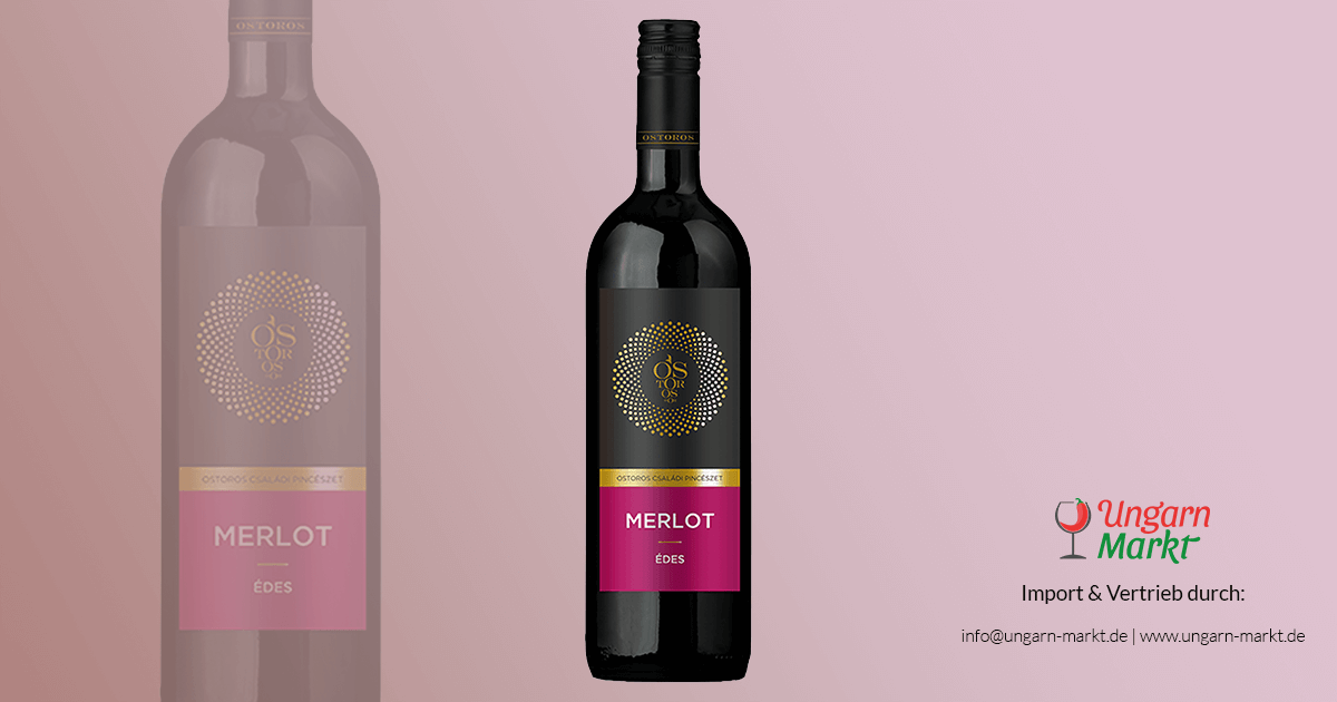 Ostoros Bor Tradicio Merlot edes | 0.75 l - Ungarische Produkte