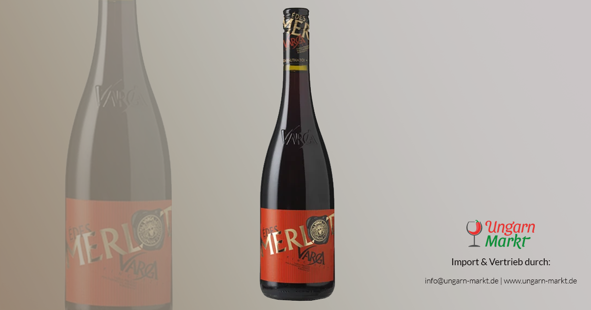Varga Merlot édes | 0.75 l - Ungarische Produkte