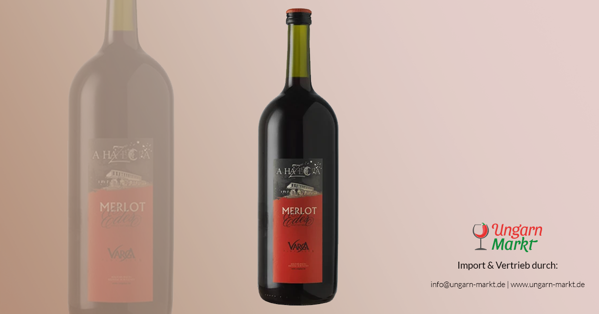 Varga Ház Bora Merlot édes Hauswein | 1.5 l - Ungarische Produkte